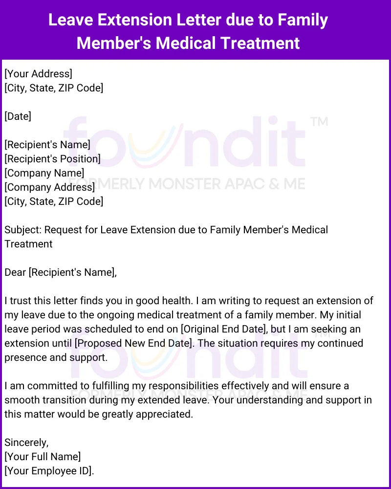 How To Write Leave Extension Letter Format And Samples How To Write Leave Extension Letter Format And Samples